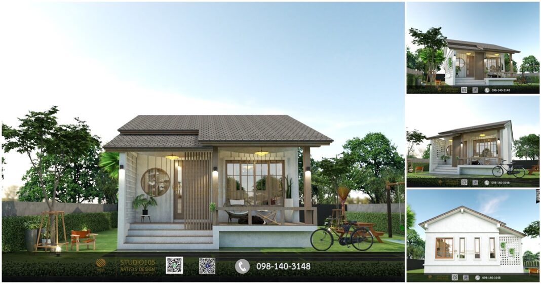 แบบบ้านชั้นเดียวสไตล์มูจิ Muji House ไซส์มินิ เน้นความเรียบง่าย